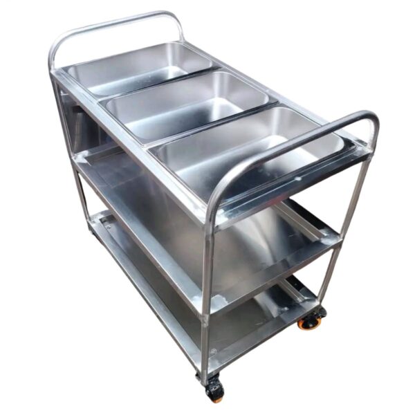 Stainless Steel Food Trolley - Shinekitchenware